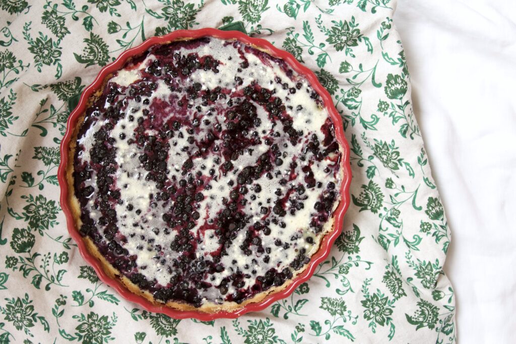 Bosbessentaart - een recept à la grootmoeders ovenschaal. - Emmelie Schaap